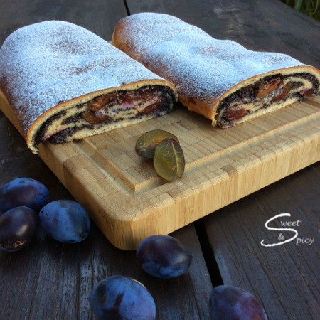 Poppy seed, plum strudel | sweet & spicy